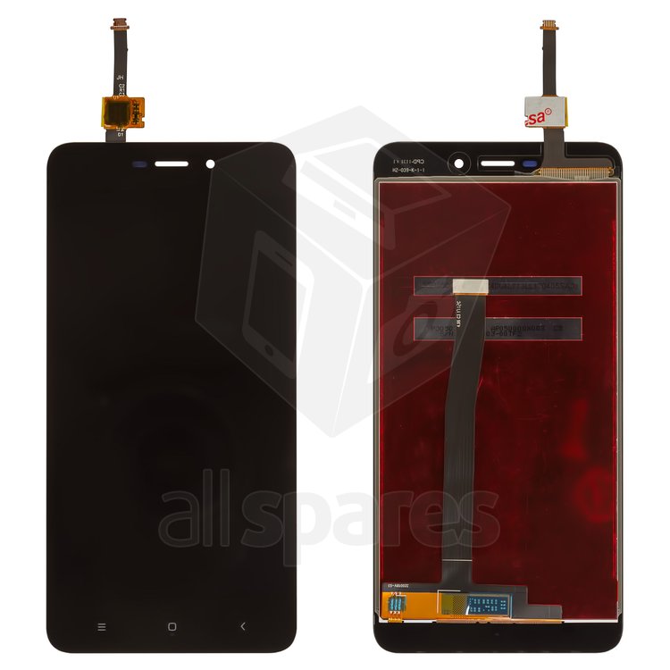 LCD compatible with Xiaomi Redmi 4A, (black, with touchscreen, Original ...