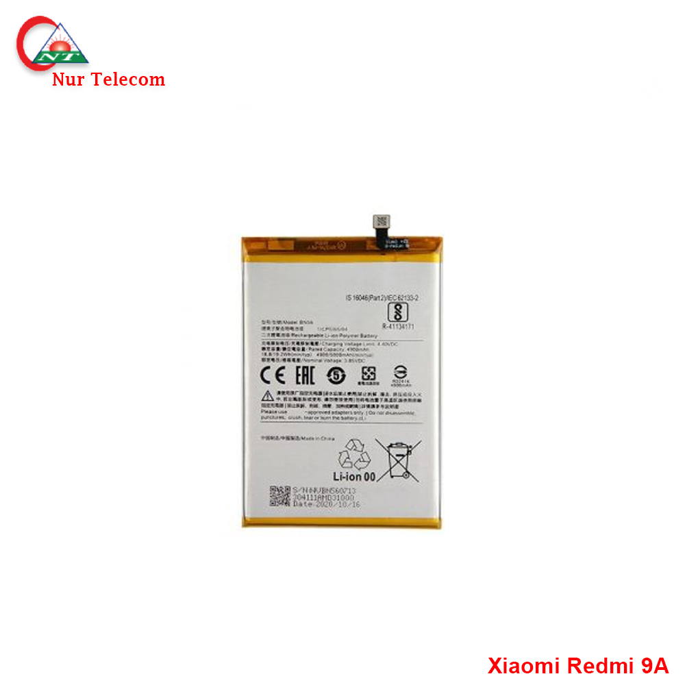 Original BN56 Xiaomi Redmi 9A Battery price in BD - Nur Telecom