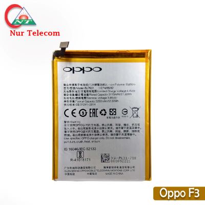Original Oppo F3 Battery price in Bangladesh - Nur Telecom