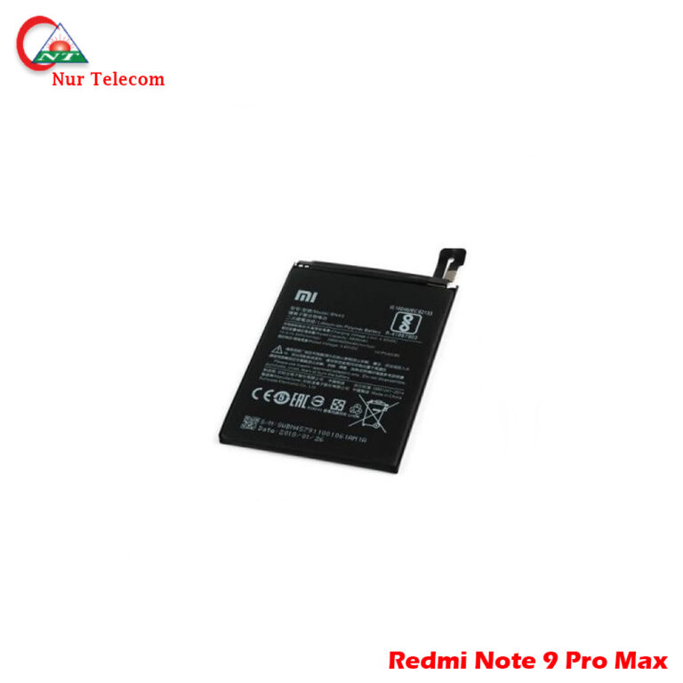Original Xiaomi Redmi Note 9 Pro Max Battery price in BD - Nur Telecom