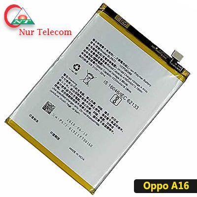 Original Oppo A16 Battery price in Bangladesh Nur Telecom