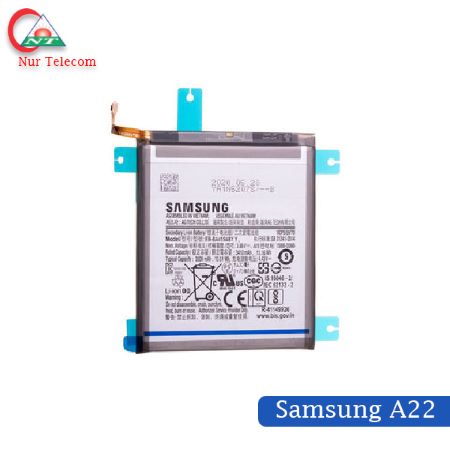 Original Samsung galaxy A22 Battery price in Bangladesh - Nur Telecom