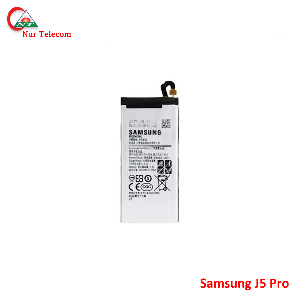 Samsung Galaxy J5 Pro Battery Price in Bangladesh - Nur Telecom