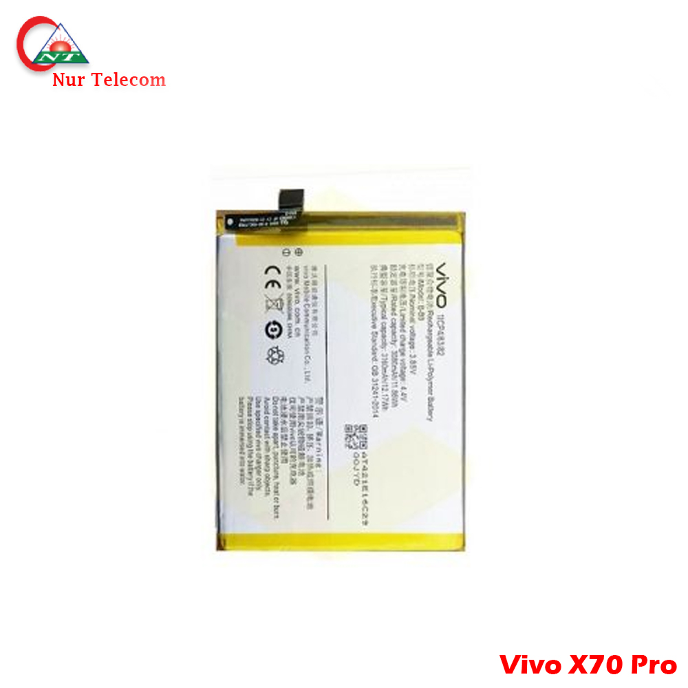 Original Vivo X70 Pro Battery Price in Bangladesh - Nur Telecom