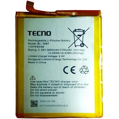 Original Tecno Camon 16 Pro Battery price in Bangladesh - Nur Telecom