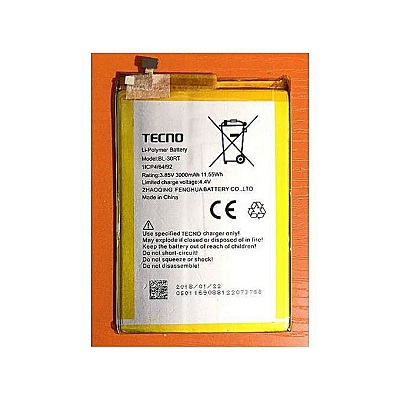 Original Tecno Spark 7 Battery Price in Bangladesh - Nur Telecom
