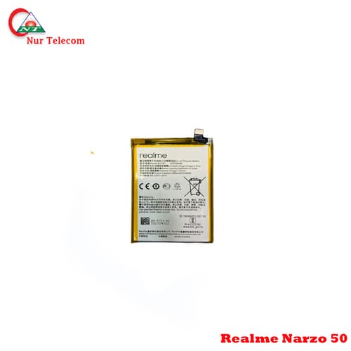 Original Realme Narzo 50 Battery price in Bangladesh - Nur Telecom