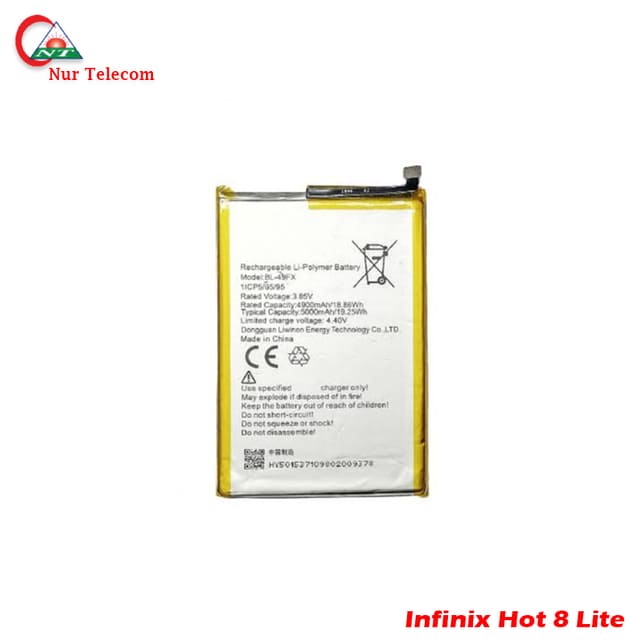 Infinix Hot 8 Lite Battery price in Bangladesh - Nur Telecom
