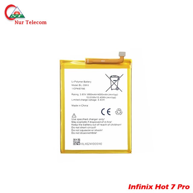 Infinix Hot 7 Pro Battery price in Bangladesh - Nur Telecom