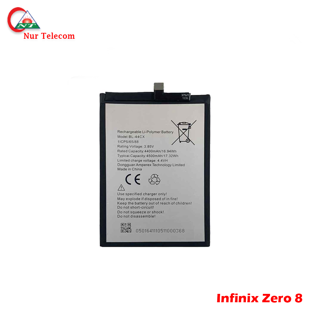 Infinix Zero 8 Battery price in Bangladesh - Nur Telecom