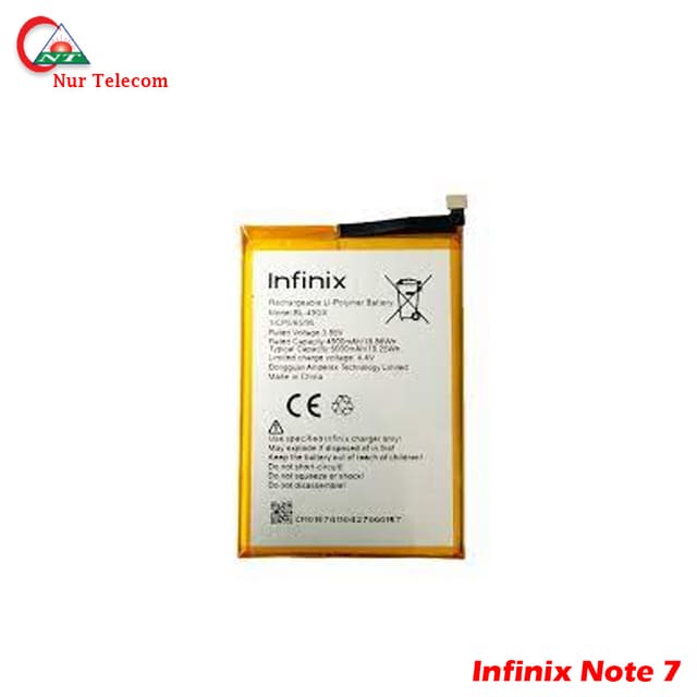 Infinix Note 7 Battery price in Bangladesh - Nur Telecom
