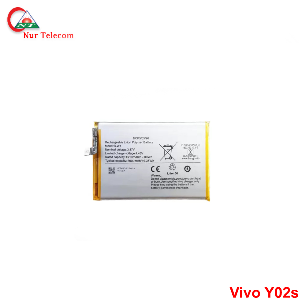 Vivo Y02s battery price in Bangladesh - Nur Telecom