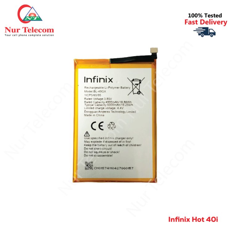 Infinix Hot 40i Battery Price In BD - Nur Telecom