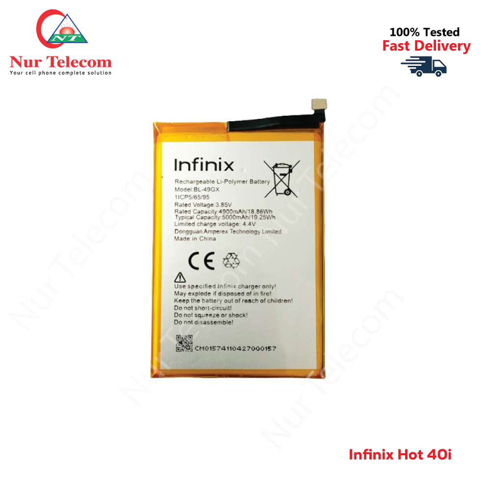 Infinix Hot 40i Battery Price In BD - Nur Telecom