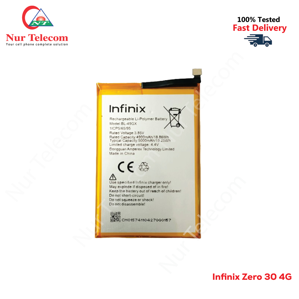 Infinix Zero 30 4G Battery Price In BD - Nur Telecom