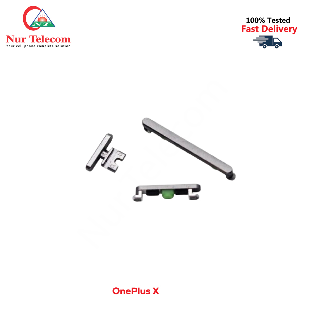 OnePlus X Side Keys Replacement (2 pcs/set) - Black - Nur Telecom