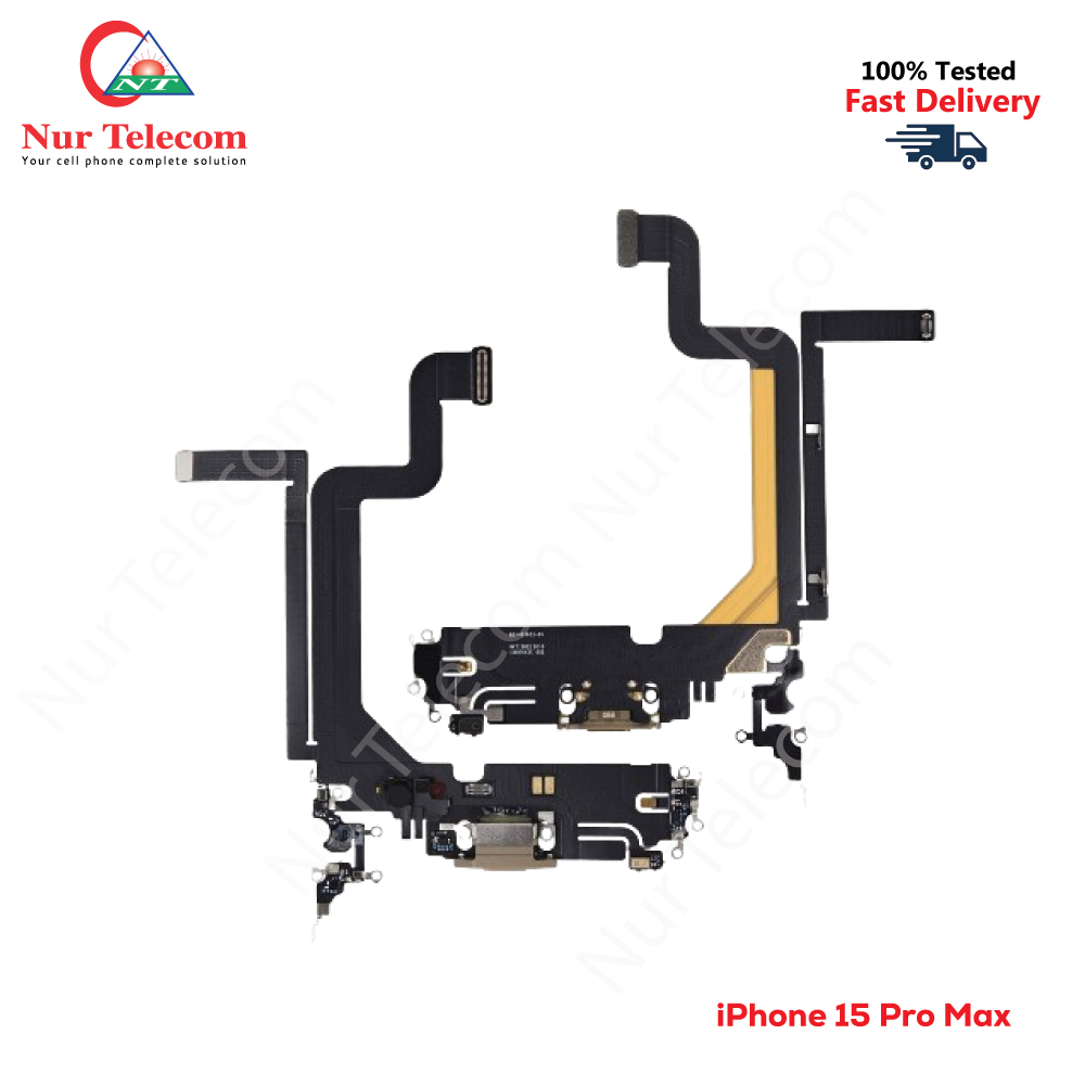 iPhone 15 Pro Max Charging Port Flex Cable Price in BD - Nur Telecom