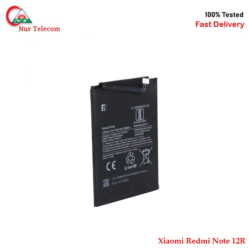 Xiaomi Redmi Note 12R Battery Price In bd - Nur Telecom