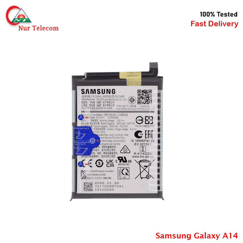Samsung Galaxy A14 Battery price in BD - Nur Telecom