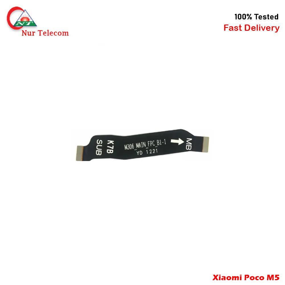 Poco M5 Motherboard Connector flex cable in Bangladesh - Nur Telecom